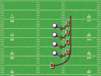 American Football Monthly - 1/2 Block 1/2 Wall Return