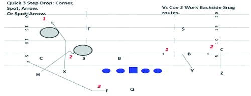 American Football Monthly - Air Raid Concepts with Backside Tags